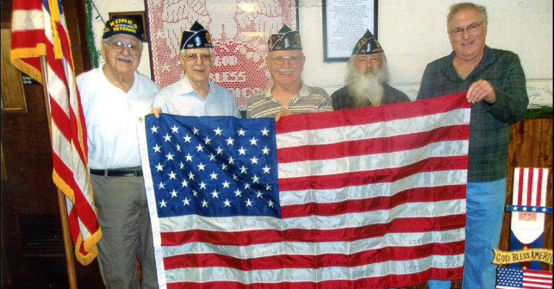Carlo Donates Flags To American Legion, Amvets | News, Sports, Jobs ...